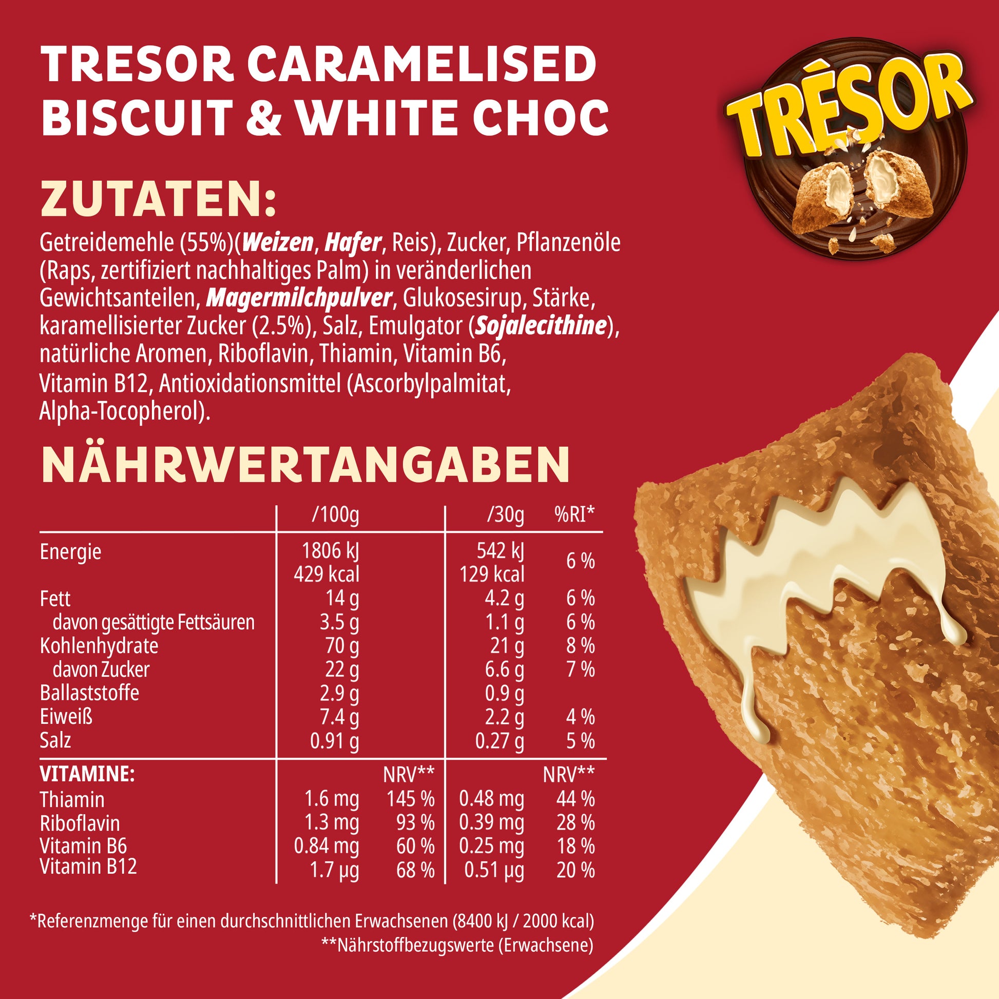 Tresor Caramelised Biscuit & White Choc - 375g – Kellogg's Shop